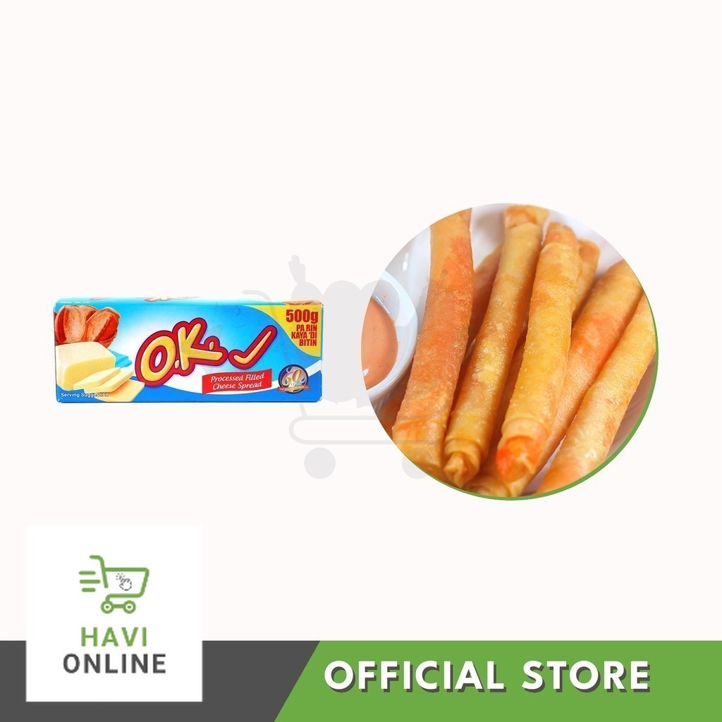 HAVI ONLINE OK Cheese 500g Filled Cheese O.K. Cheese 500g bar | Shopee ...