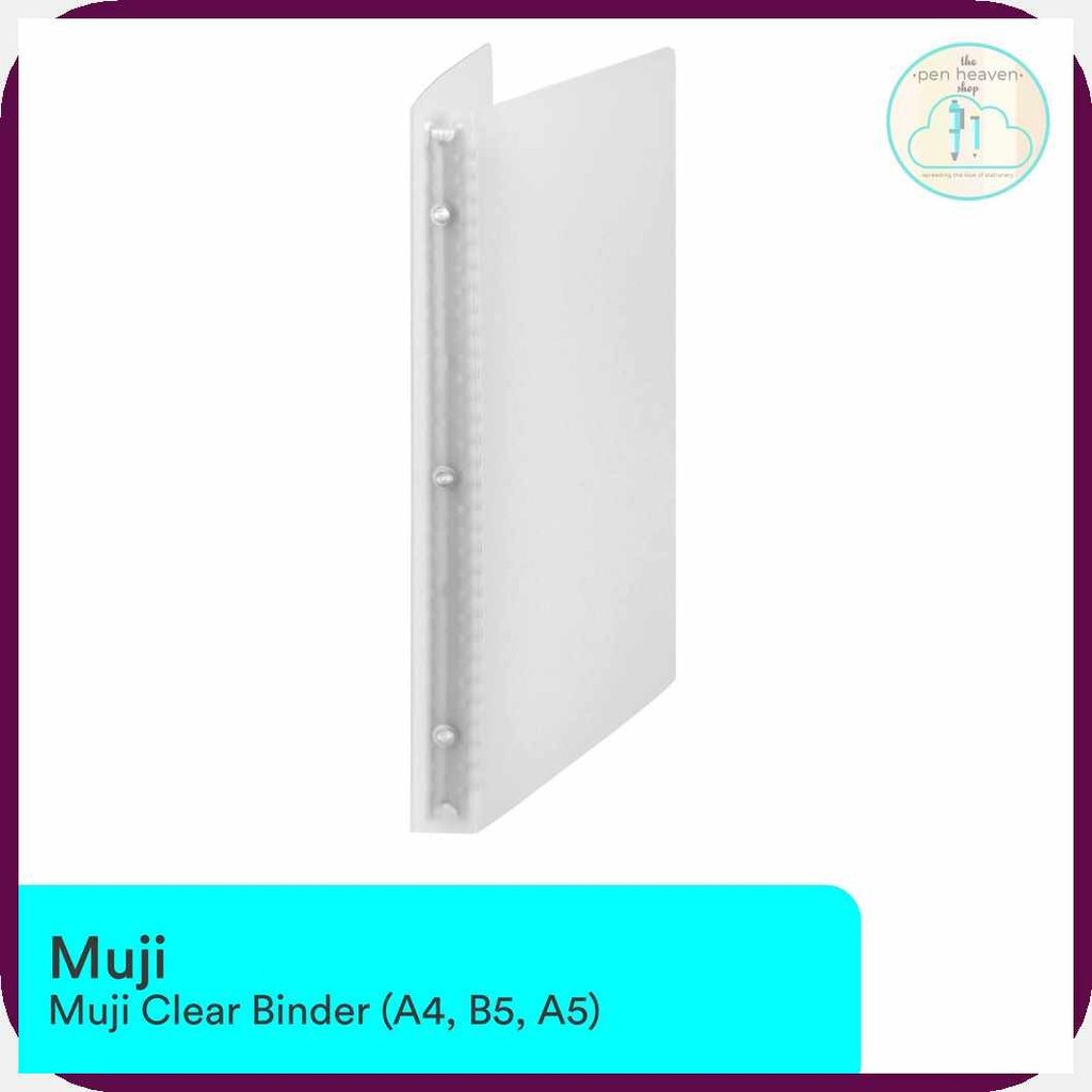Muji{gr#Clear+z+Binder+p@(A4,+U@B5,+q@A5) | Shopee Philippines