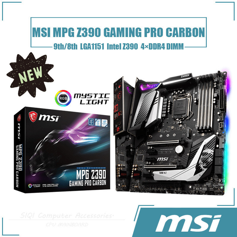 [NEW] MSI MPG Z390 GAMING PRO CARBON Motherboard 4xDDR4 DIMM LGA 1151 ...