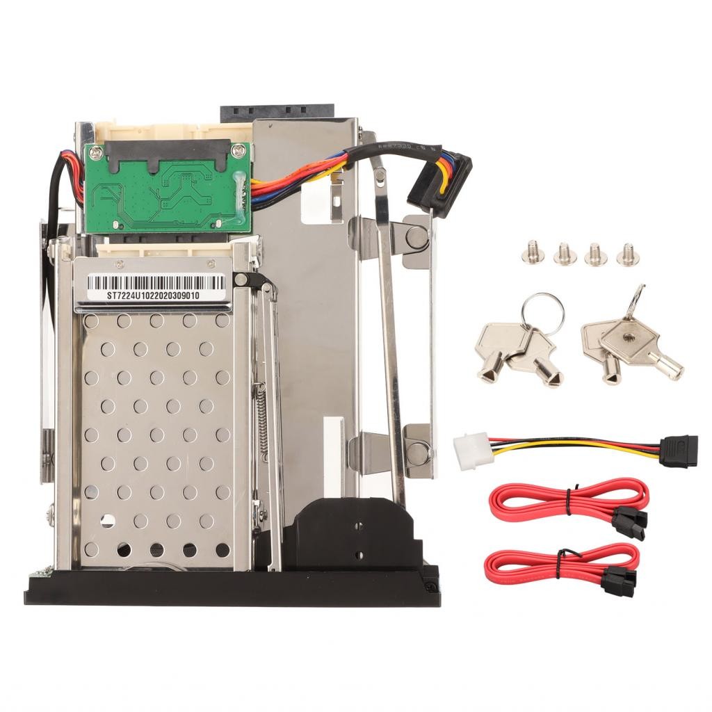 Ffggg HDD Mobile Rack Cage 2.5in 3.5in Internal Enclosure Easy To ...