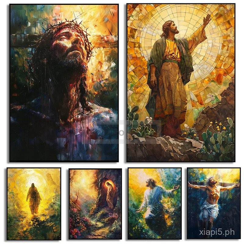 Jesus Christ Art Christian Biblical Gospel Holy Week Easter Poster ...