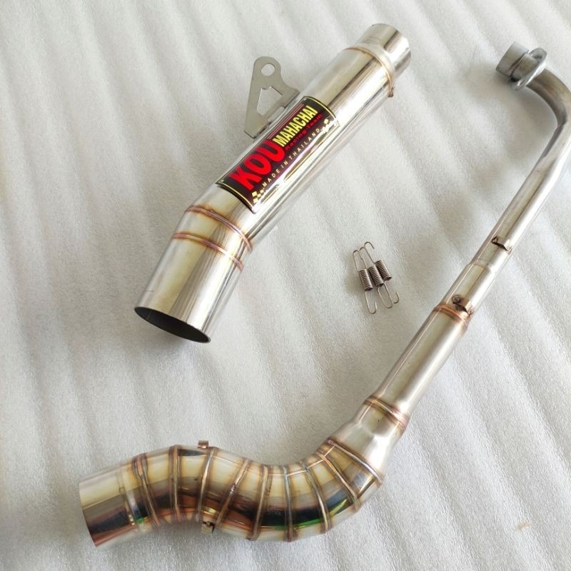 Kou Super open canister 51mm tube type and big elbow for xrm 110 125 ...