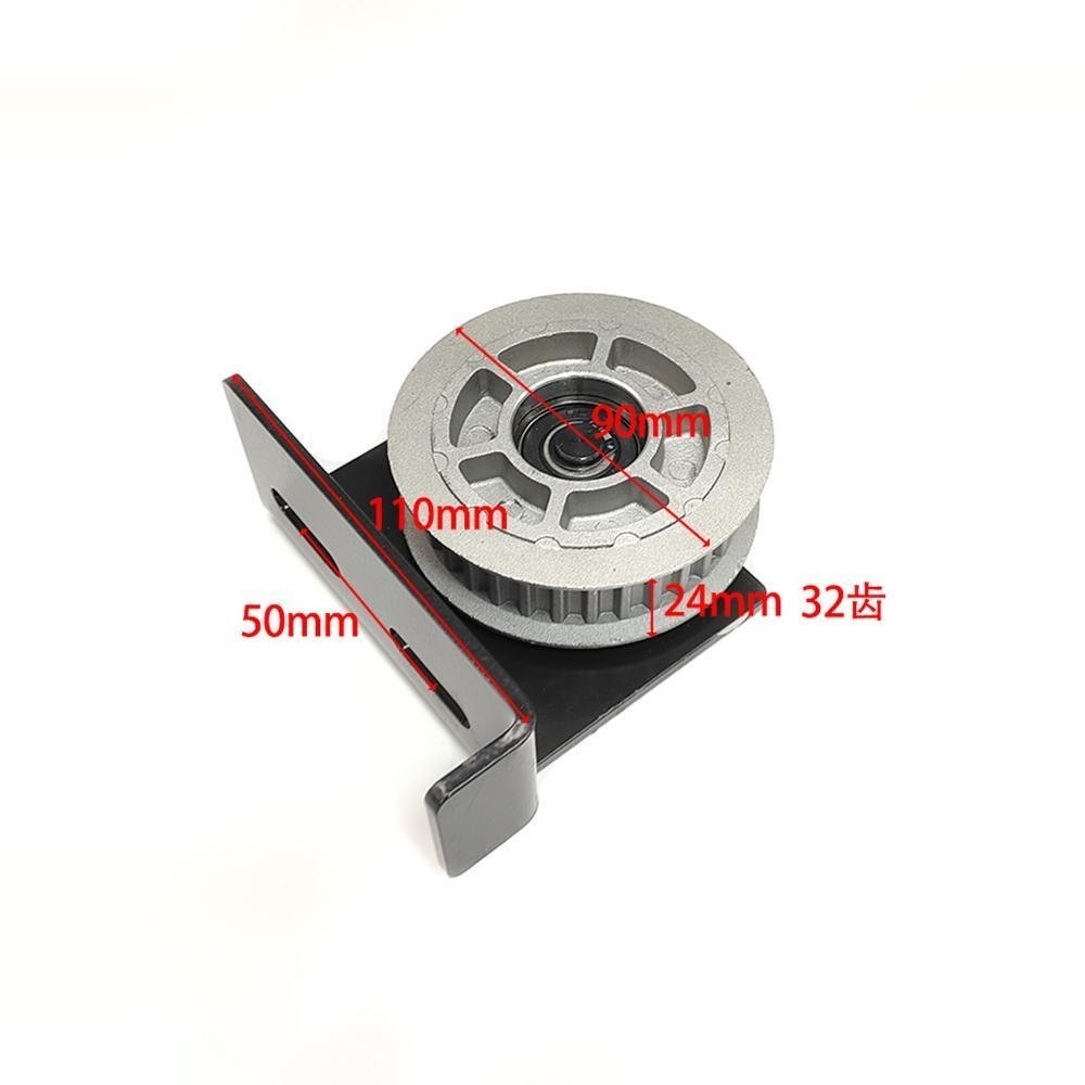 Mitsubishi elevator machine belt pulley 32 tooth driven wheel assembly ...