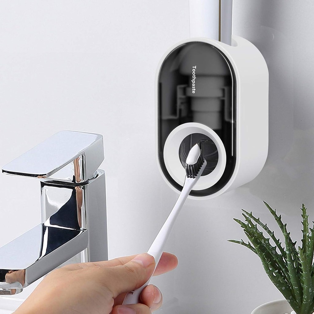 Toothpaste Dispenser (Pressed the button, toothpaste will come out ...