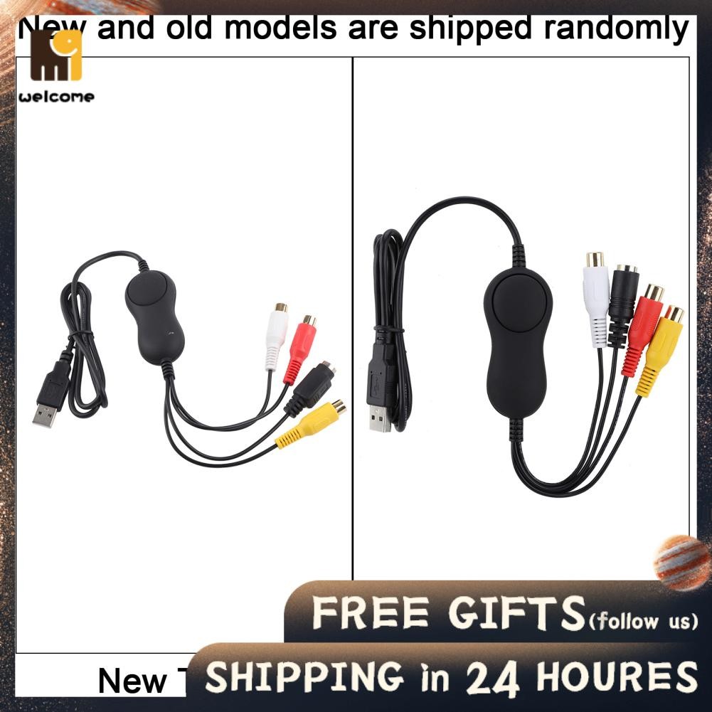 Welcomehome Video Capture Card USB2.0 Analog Grabber Recorder Support ...
