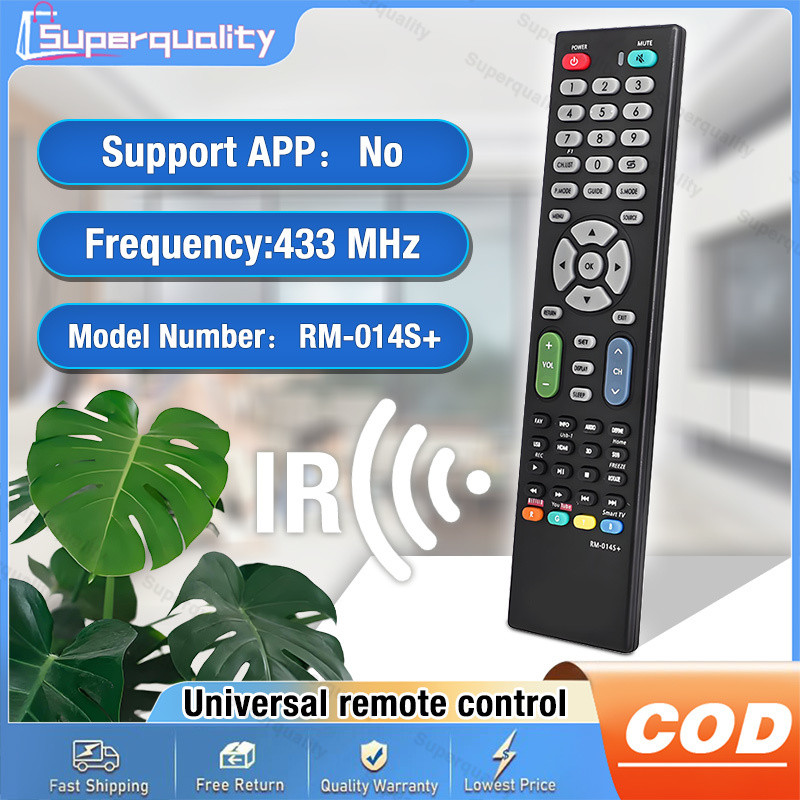 Universal Television Remote Control RM-014S+ | Shopee Philippines