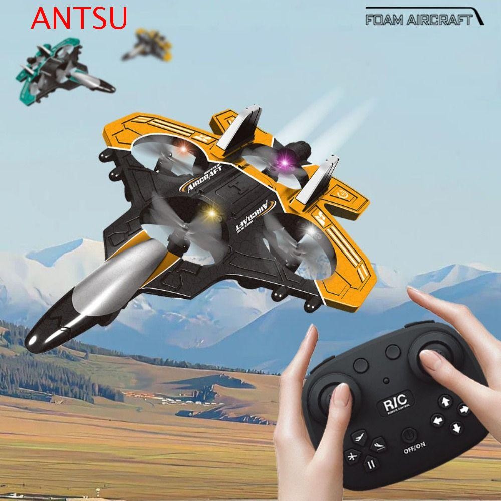 ANTSU Remote Control Foam Fighter, EPP Foam RC Drones Glider Flying ...