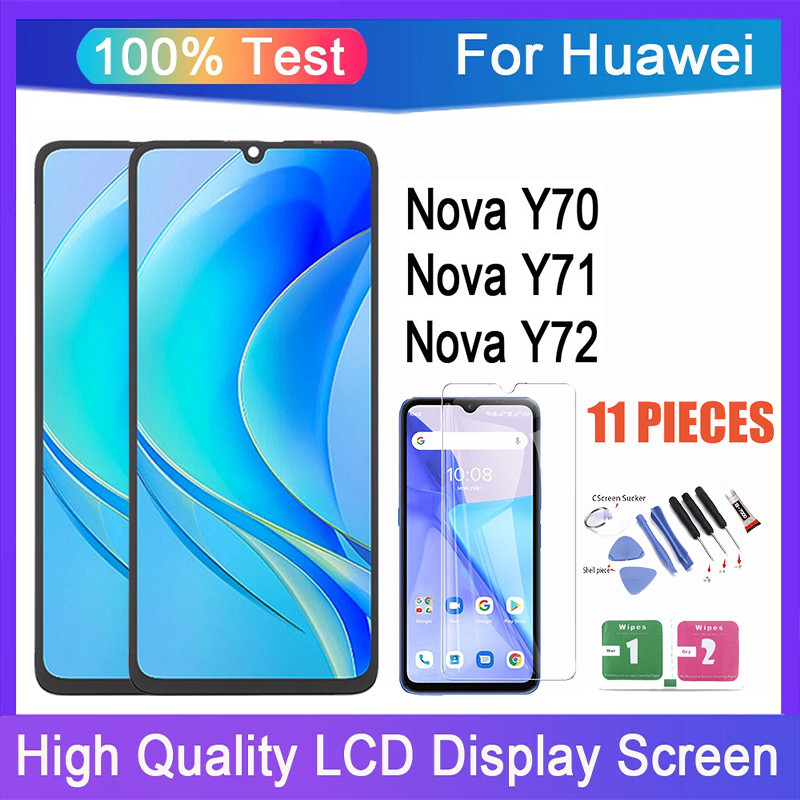 For Huawei Nova Y70 Y71 Y72 LCD Display Touch Screen Digitizer With ...