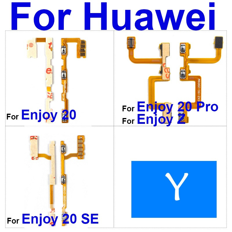 Power Volume Flex Cable For Huawei Enjoy 20 20Se Side Buttons Flex For ...