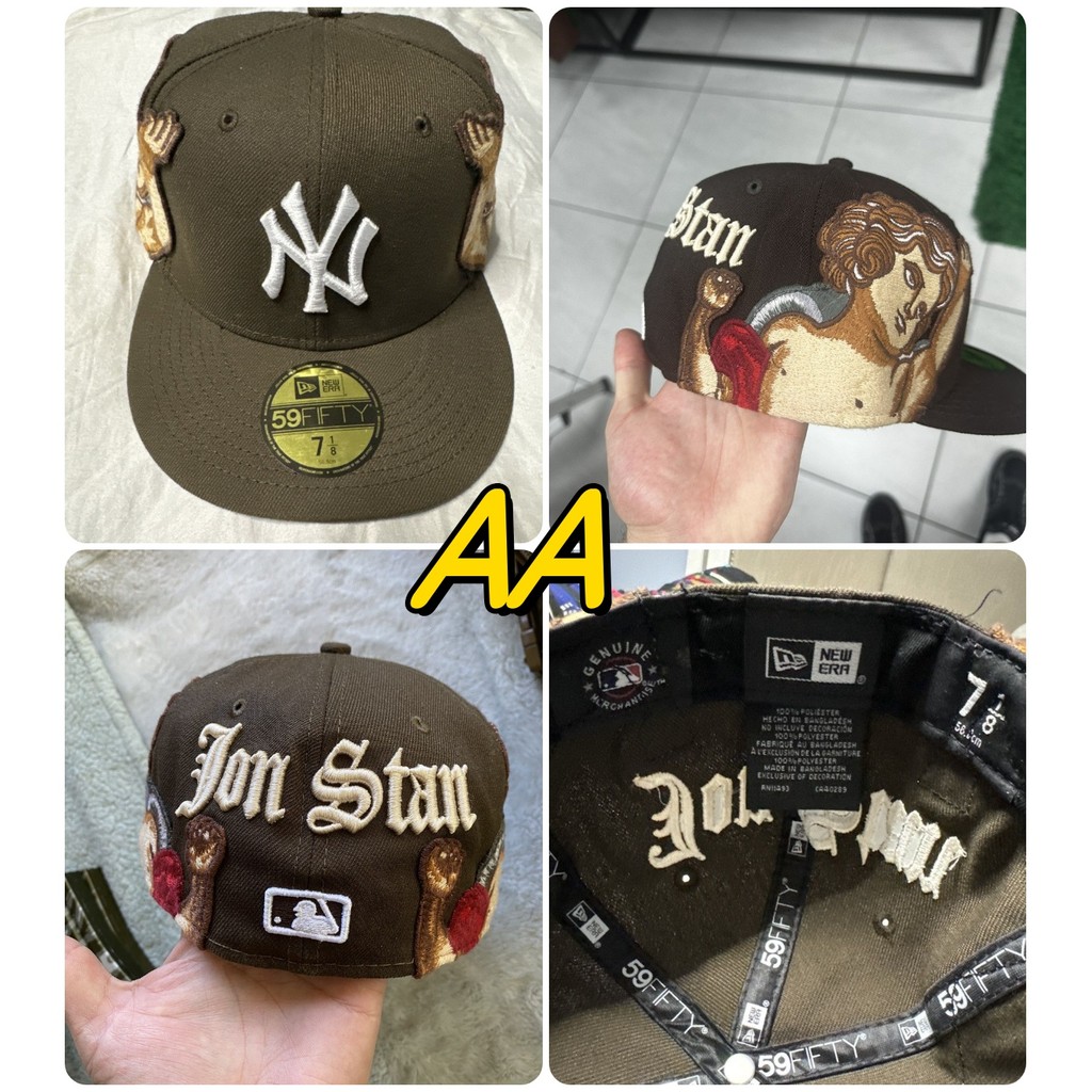 MLB Jon Stan X New Er.a. New York Yankees Fiftted Hat Bisbal Embroidery ...
