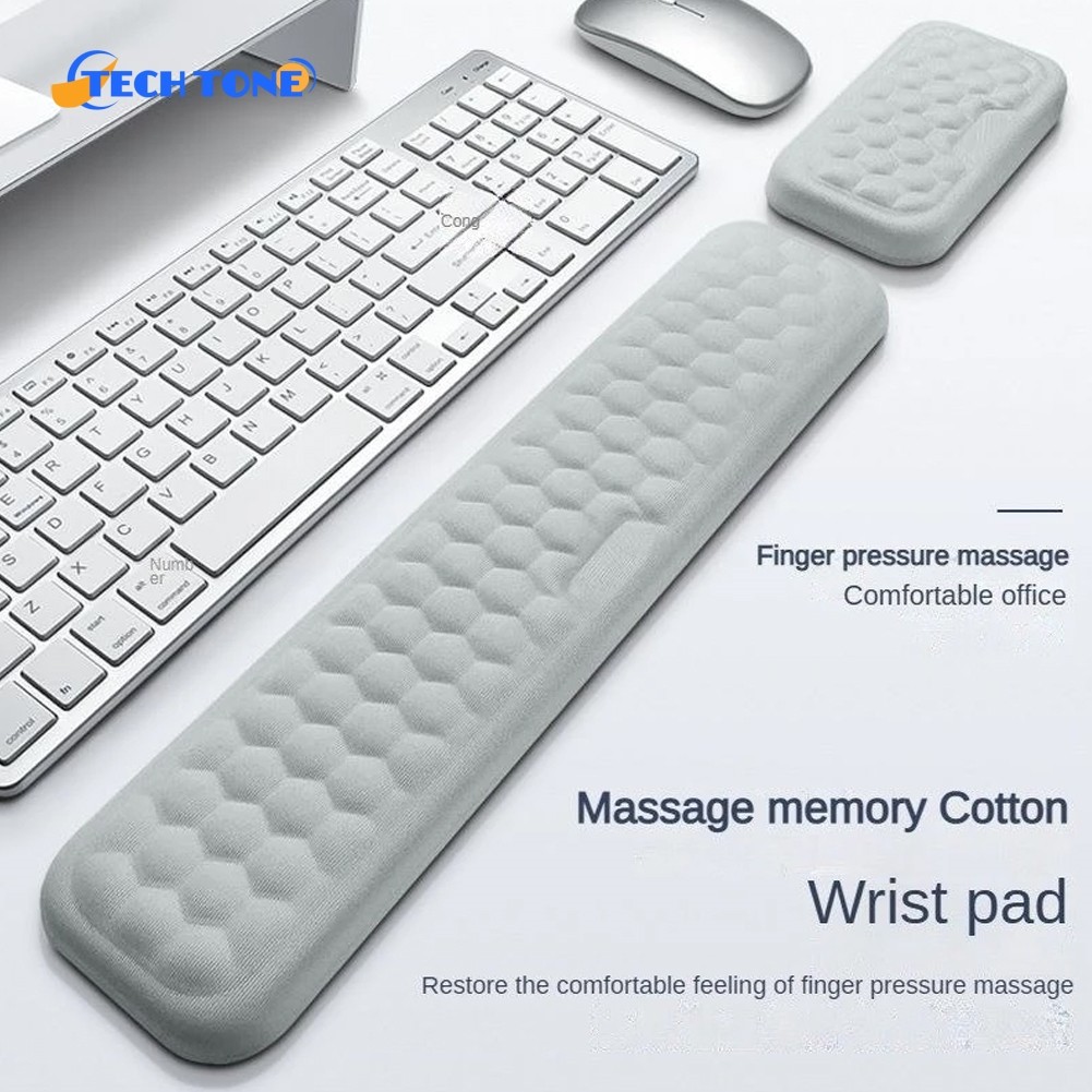 Memory Cotton Material Wrist Guard Keyboard Hand Support Silicone ...