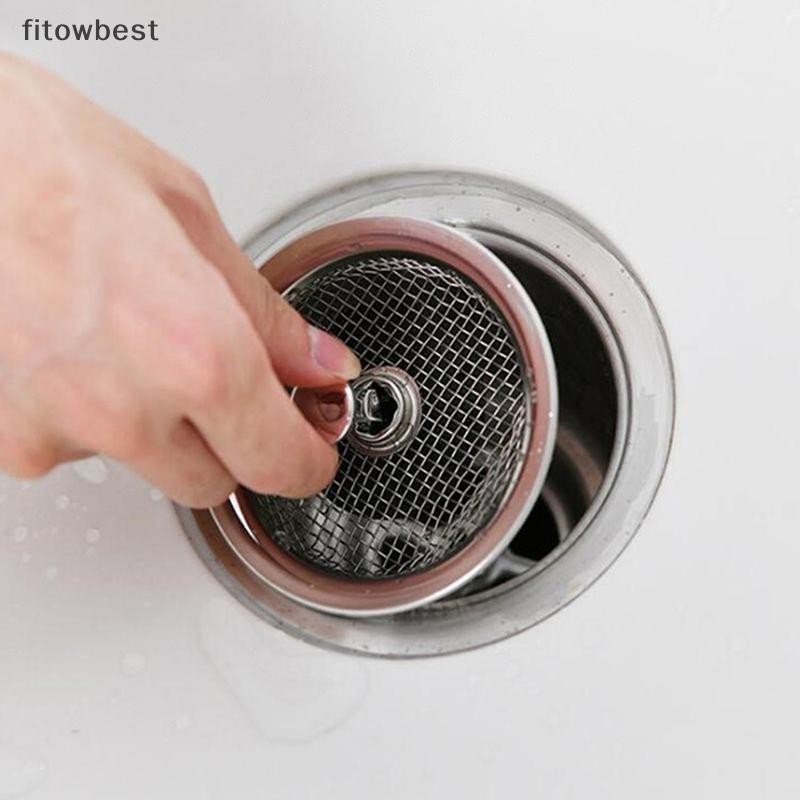 Fbph 1PCS Kitchen Sink Filter Stainless Steel Mesh Sink Strainer Filter ...