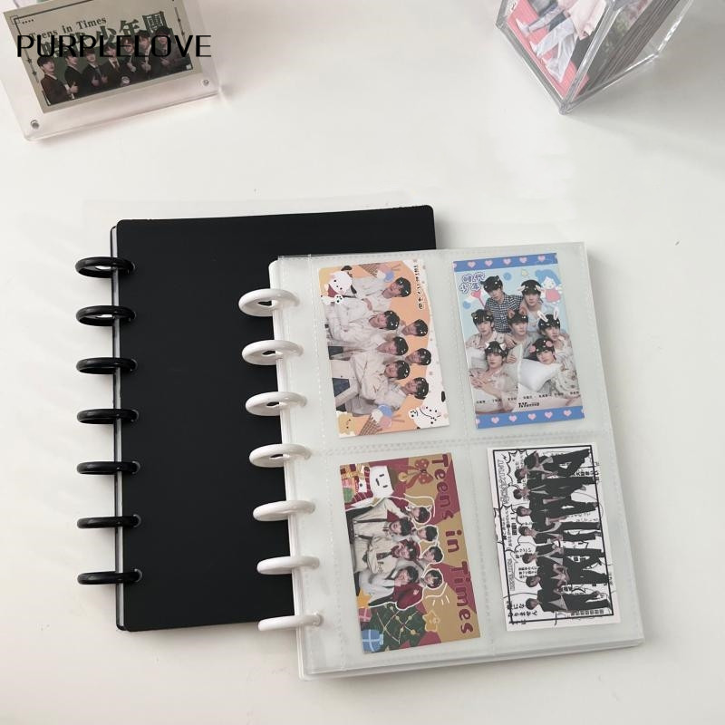 A5 7 Ring Mushroom Hole Bini Photocard Binder File Kpop Stationery ...