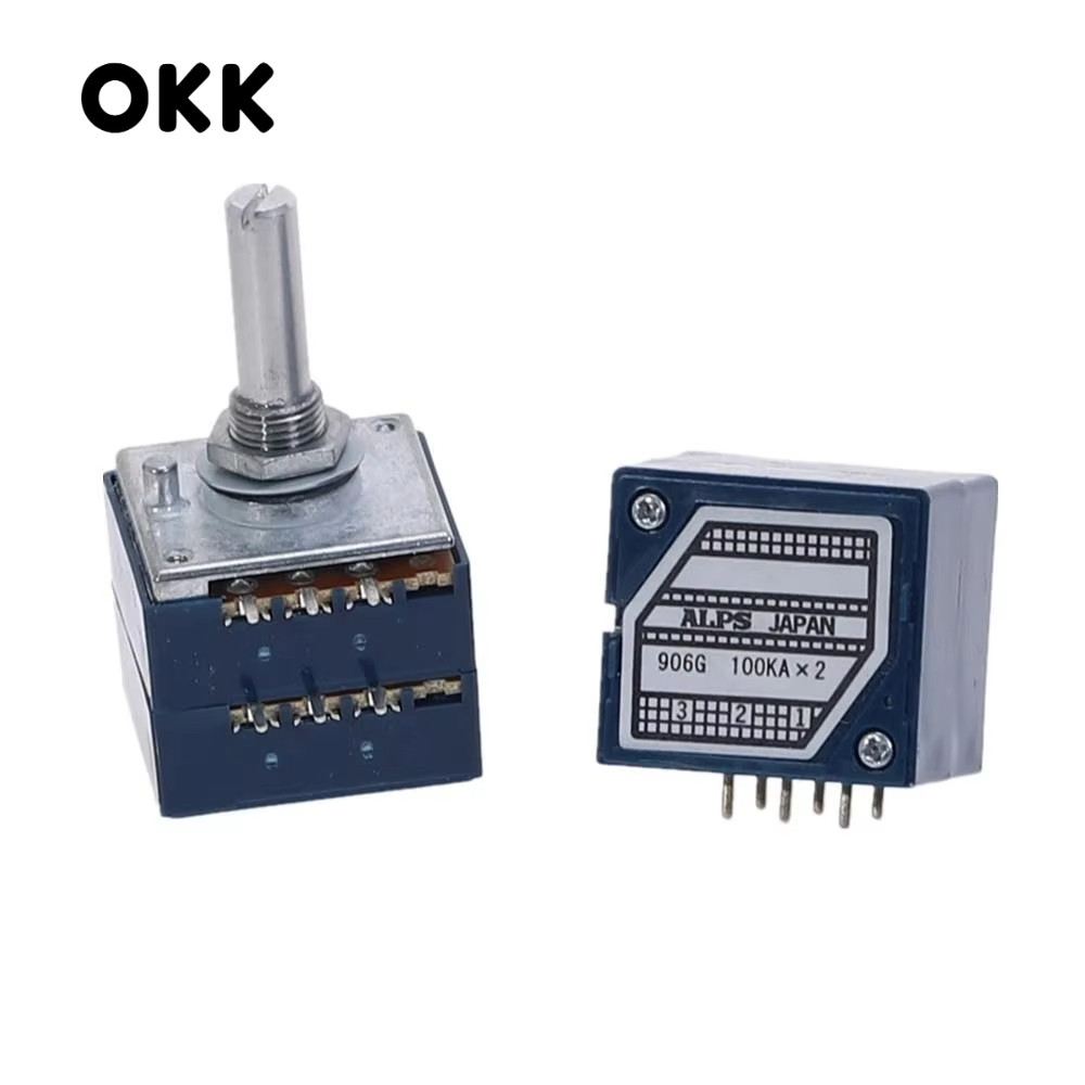 Original ALPS RK27 volume potentiometer 6Pin 10K 20K 50K 100K 250K ...