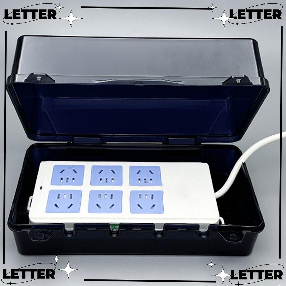 LET Plug Box, Anti-theft Plastic Extension Lead Cover, Durable ...