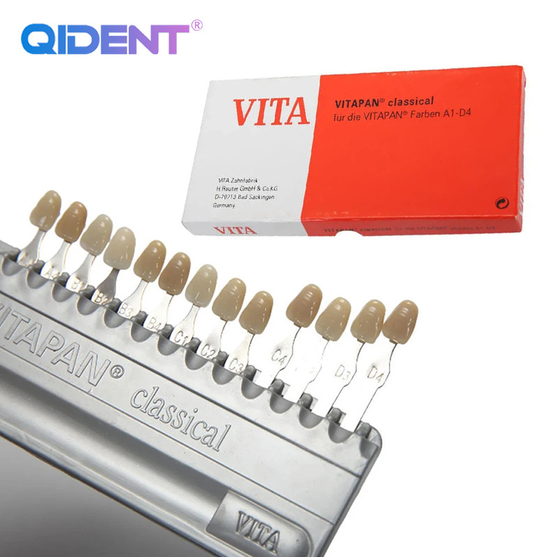 Dental Vita 16 Colors Tooth Model Colorimetric Plate Colorimetric tool ...