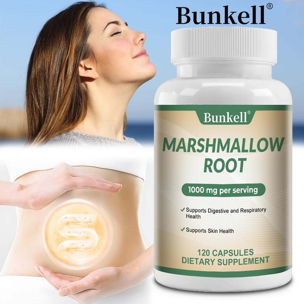 Marshmallow Root Supplement Rich in mucilage, supports respiratory ...