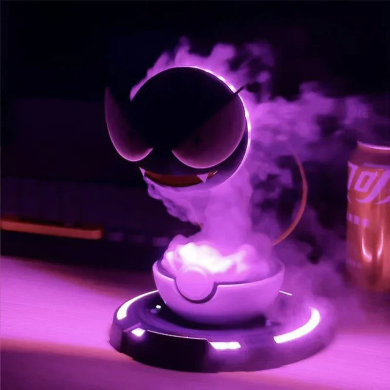 Smoking Night Light For Gengar Cute Anime Gaming Room Bedroom LED Lamp ...