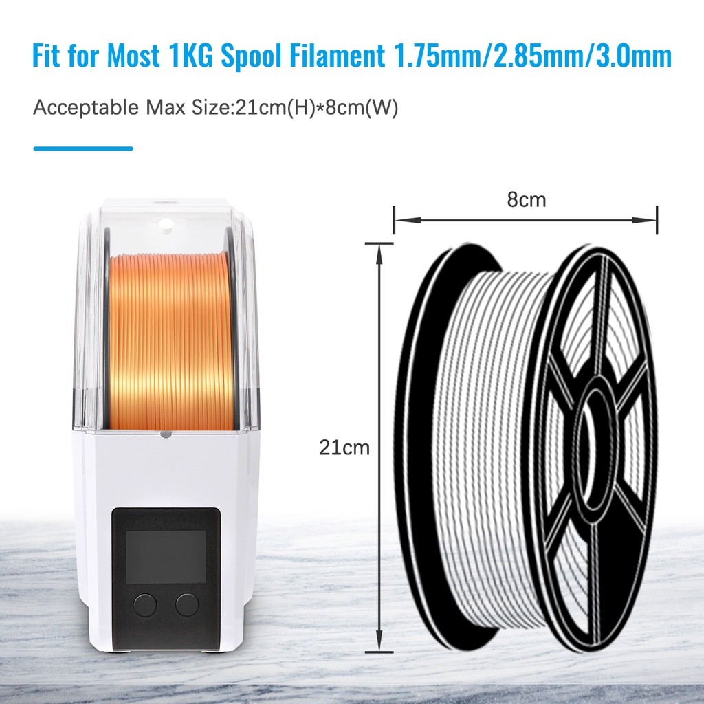 new SUNLU S1 Filament Dryer Box Storage Keeping Material Dry During 3D ...