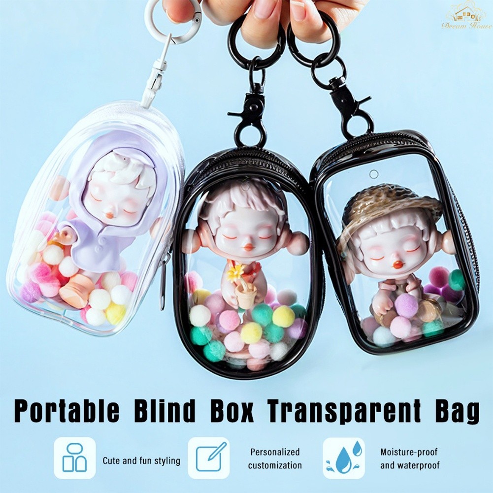Clear Blind Box Doll Protection Bag Waterproof Doll Display Bag ...