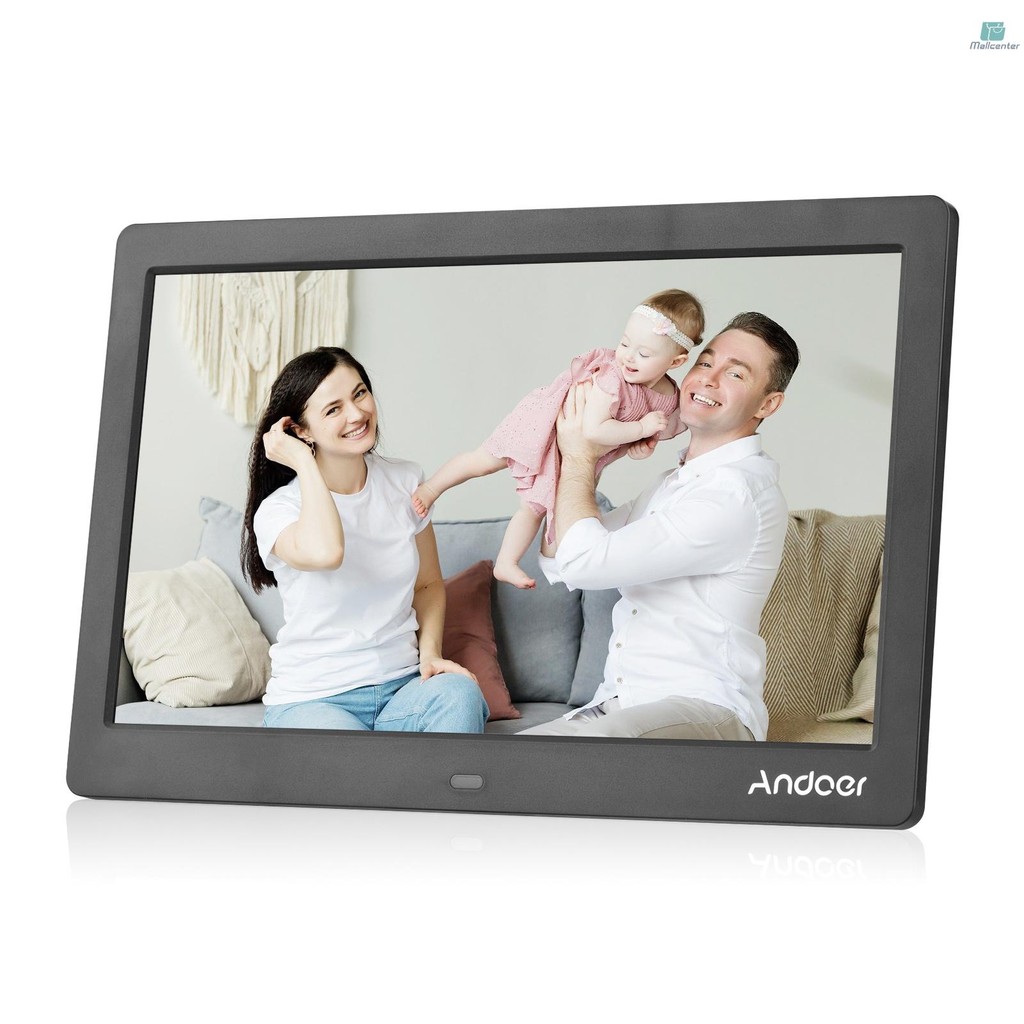 Andoer 10 Inch Wide LCD Screen Digital Photo Frame 1024 * 600 High ...