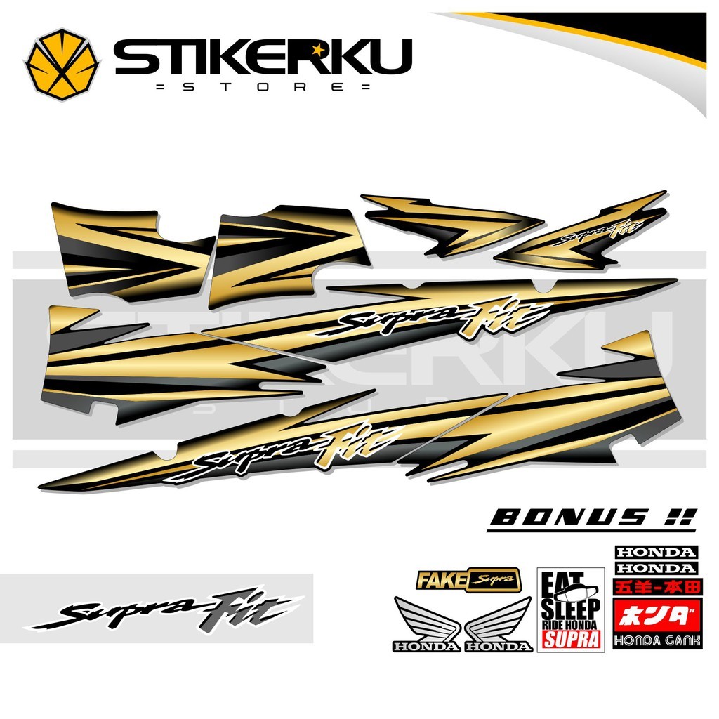 Old SUPRA FIT STRIPING STICKER / OLD / SUPRA FIT STICKER / OLD SUPRA ...