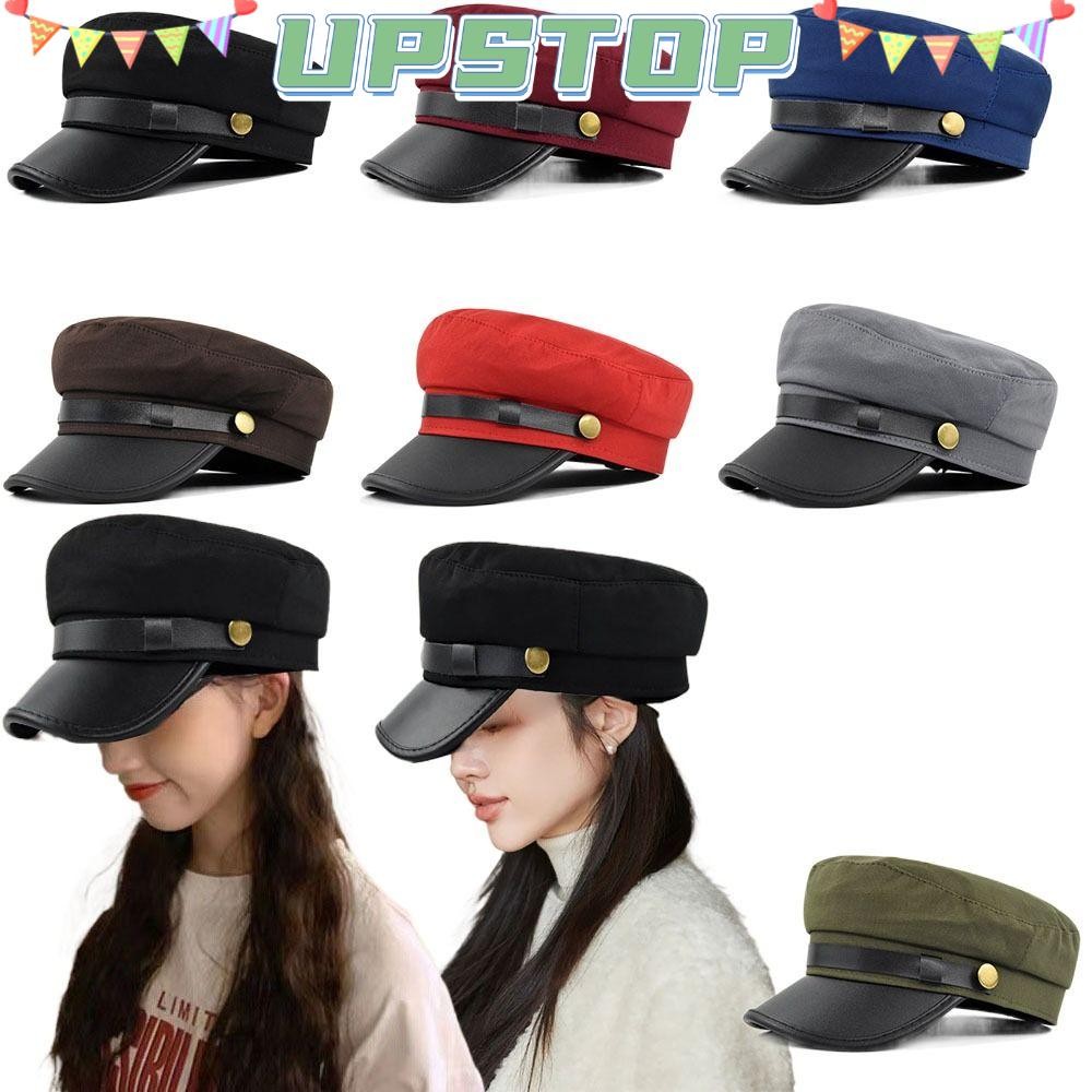 UPSTOPBO Navy Cap, Vintage, British Style Cap for Women Adjustable ...