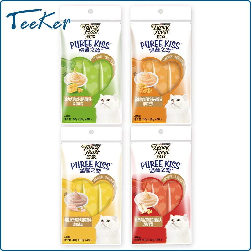 Fancy Feast Cat Snacks High Protein Chicken and Vegetables Recipe Cat ...