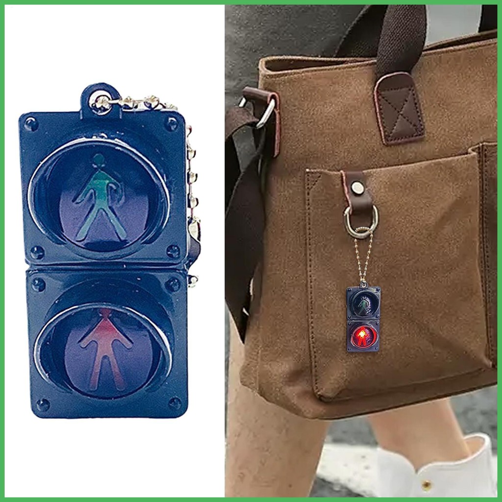 Traffic Lights Keychain LED Light Traffic Car Key Ring Key Pendant Bag ...