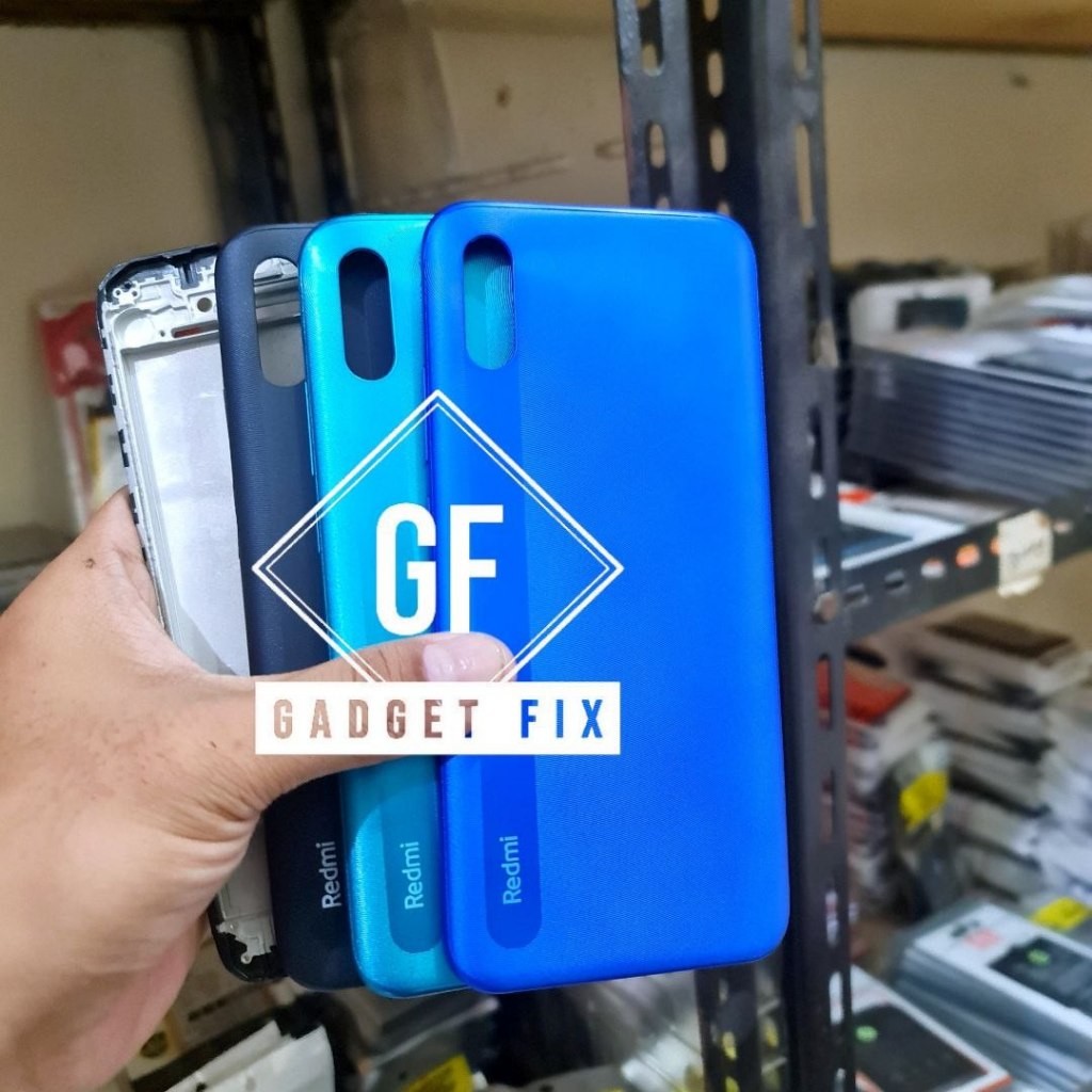 Housing CASING FULLSET HP XIAOMI REDMI 9A BACKDOOR + LCD FRAME BEKDOR ...