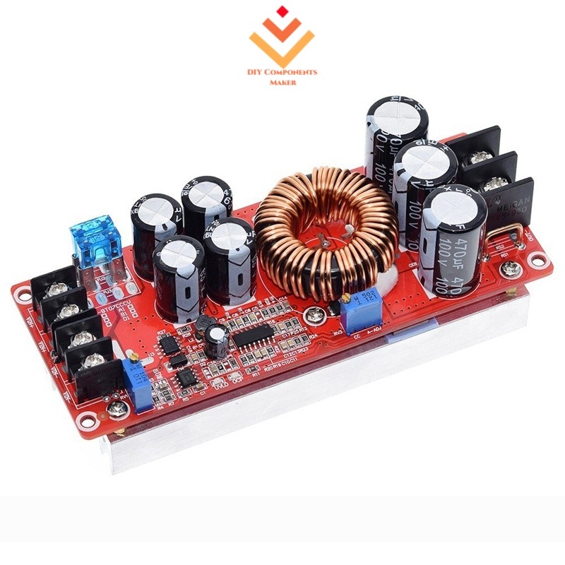 1200W 20A DC Converter Boost Step-up Power Supply Voltage Constant ...