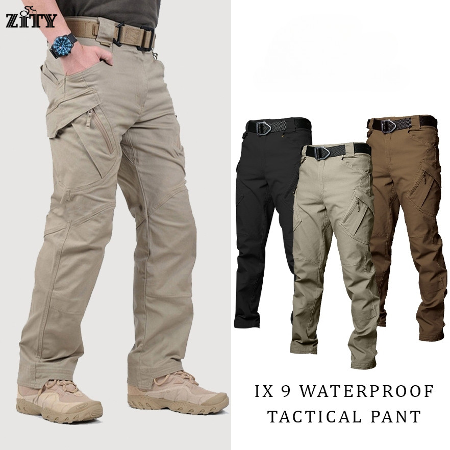 ZITY New high specification High Quality pants New IX7 Men's Waterproof Tactical Pants Users ...