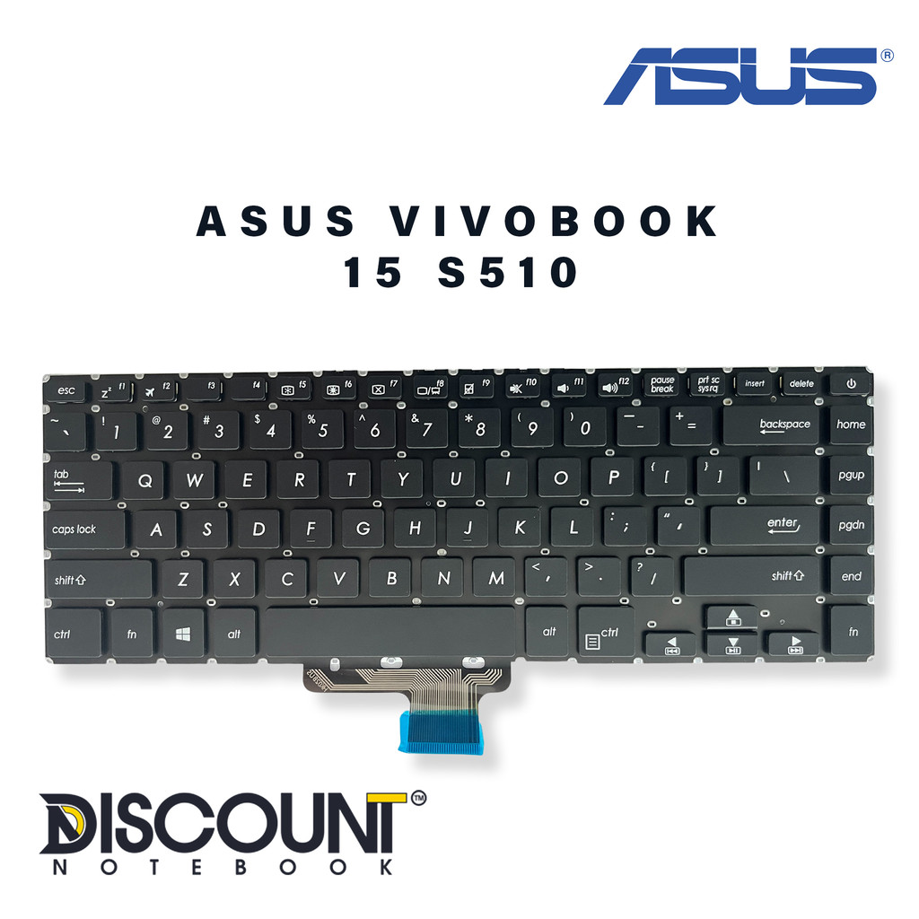 Asus VivoBook 15 S510 X510 X510UQ A510U K510U F510UA S510UR Keyboard ...