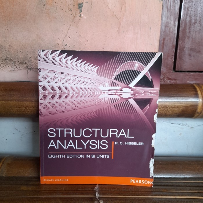 Original Imported Structural Analysis Book 8 Eighth By RF Hibbeler Pearson Original Preloved ...