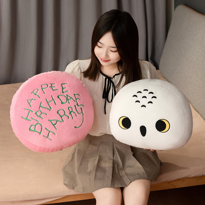 Harry Potter plush toy Owl Cake Plush Pillow home decoration Anime ...