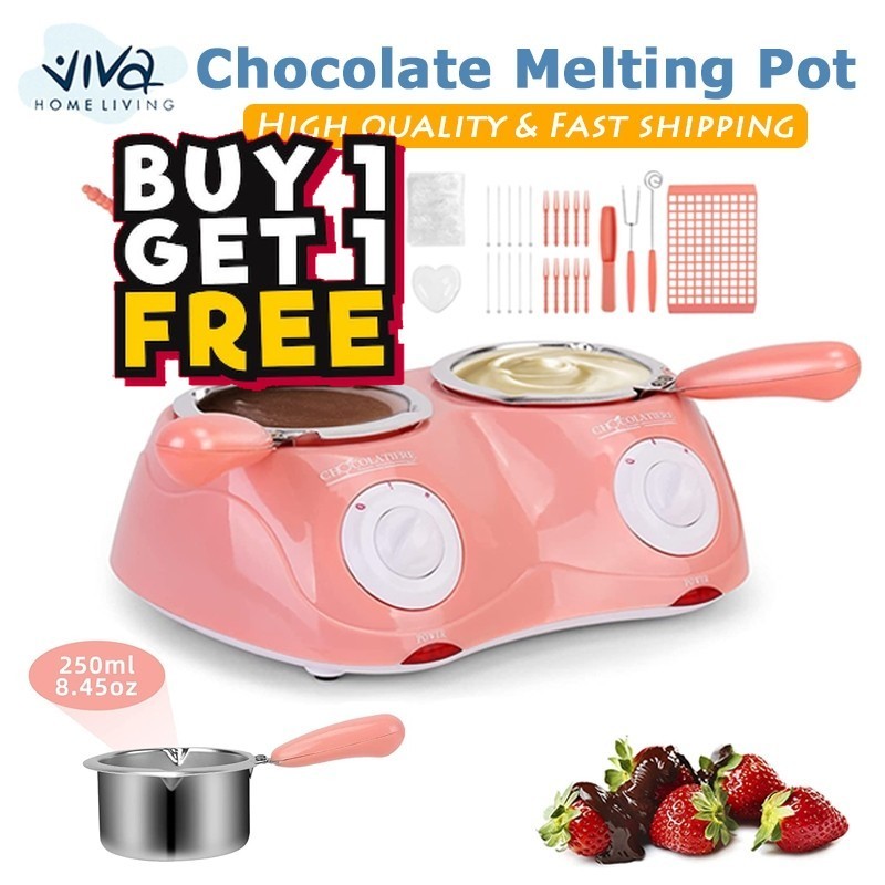 Mini Electric Chocolate Melting Pot,Chocolate Fondue Fountain,Warmer ...
