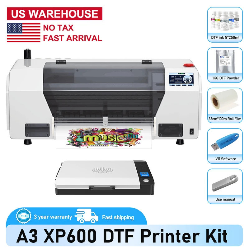 A3 UV DTF Printer/A3 XP600 DTF Printer/A4 L805 DTF Printer Printing Machine For T-shirt For ...