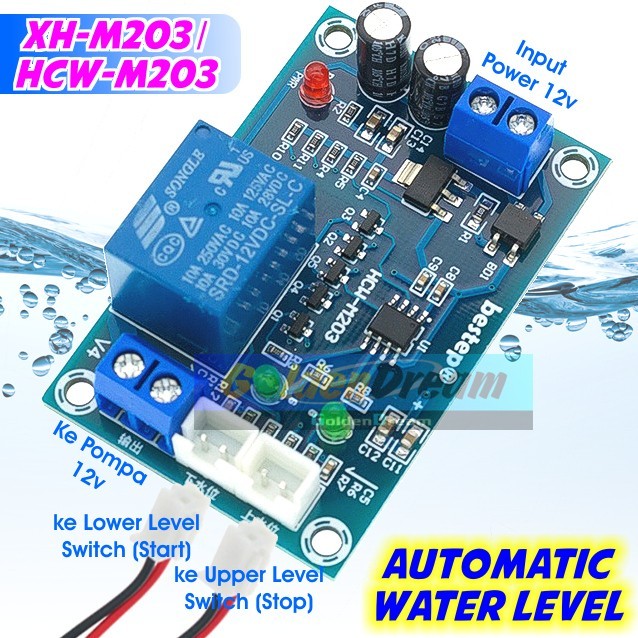XH-M203 Automatic Water Level Controller Automatic Sensor Water Level ...