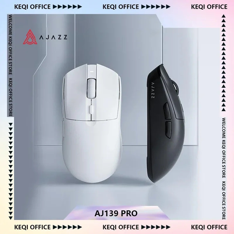 Ajazz AJ139 Pro Wireless Gaming Mouse 2.4G FPS Lightweight Wireless ...