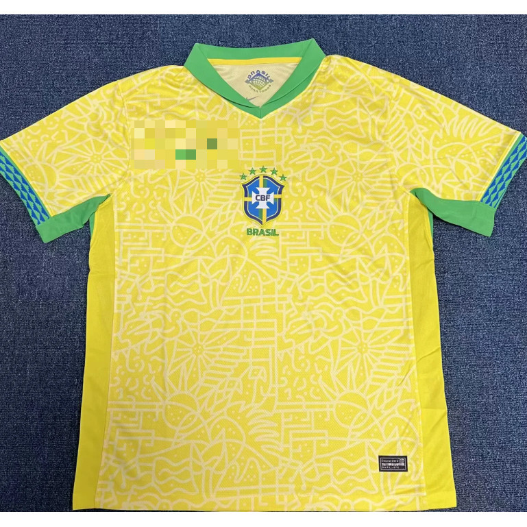 Fan Version 24/25 Brazil National Team Home Football Jersey Fan Version ...