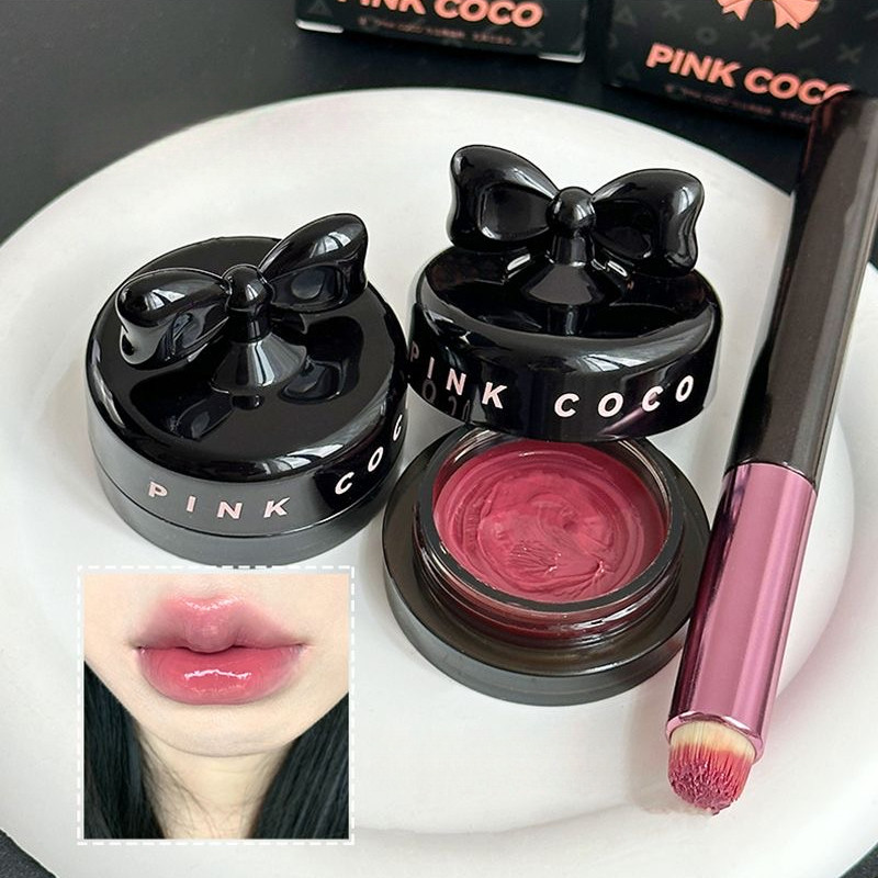 PINK COCO Lip Gloss Canned Mirror Hydrating Moisturizing Lipstick Lip ...