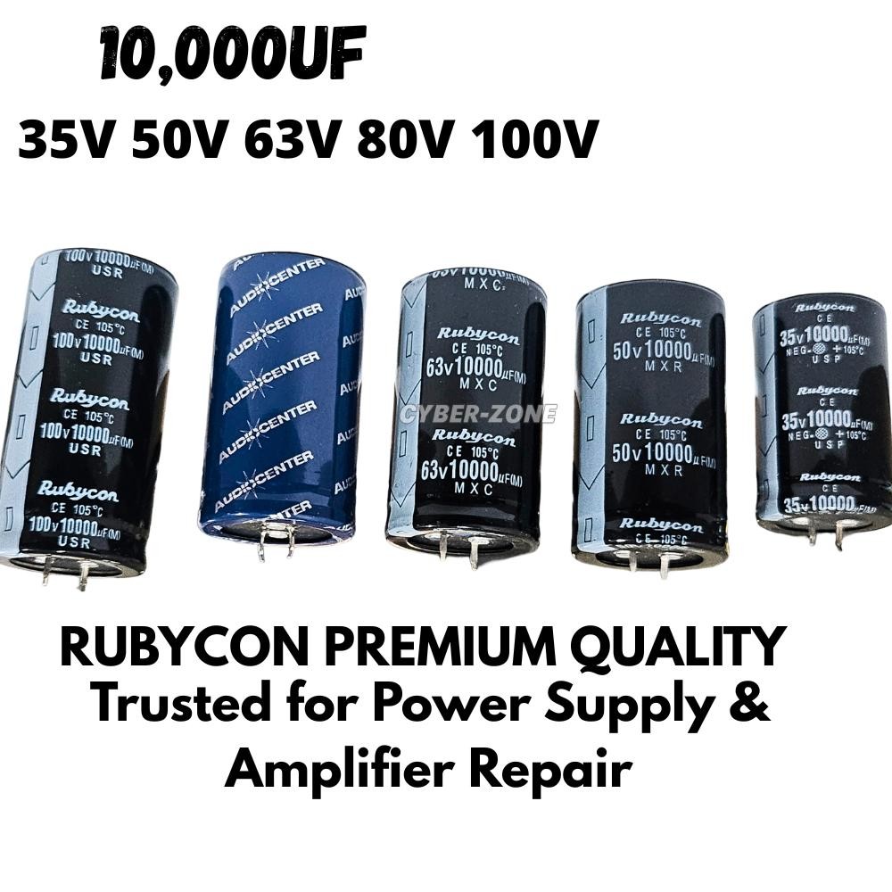 Rubycon 10000uF Low ESR 105°C Snap-In Philippines | Shopee Philippines