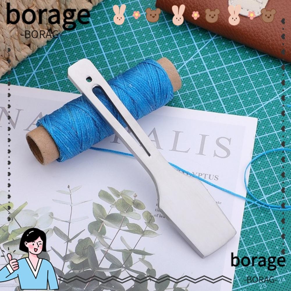 BORAG Leather Edging Flatten Tool, Edging Smoothing Stainless Steel ...