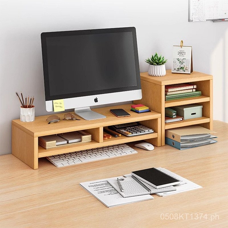 Display Office Desk Mat Elevated Desktop Computer Stand High Shelf High ...