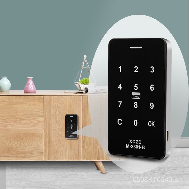 Touch Screen Gym Locker Billiard Cue Password Lock Cabinet Lock Storage ...