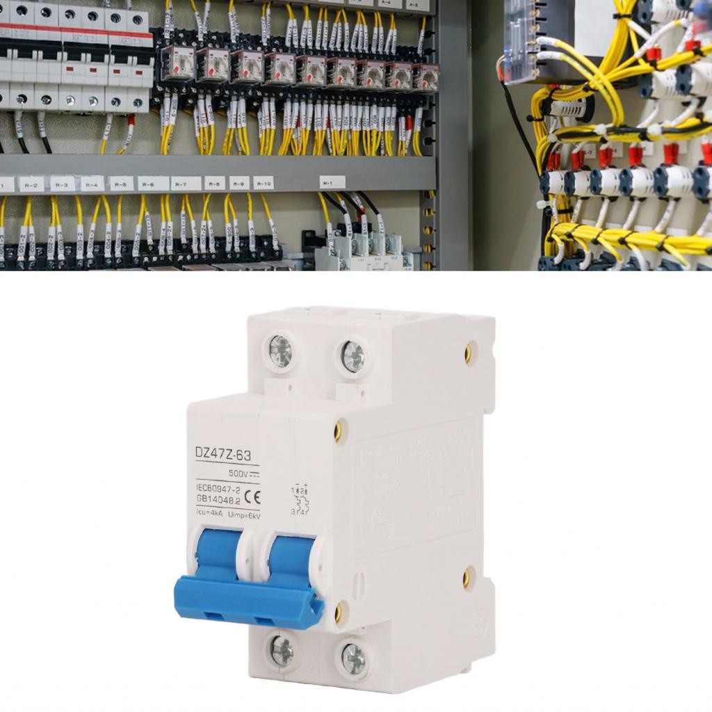 Superparis 2P Mini DC Circuit Breaker Small DIN Rail Installation ...