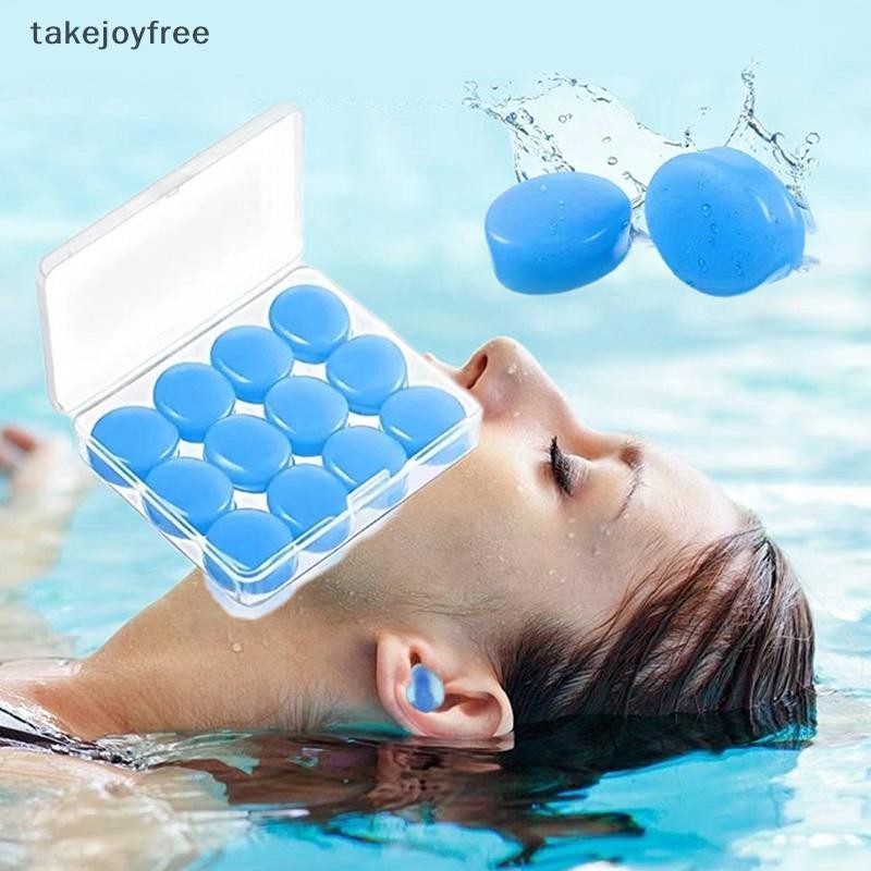 [takejoyfree] 16PCS Silicone Ear Plug Reusable Silicone Wax Earplugs ...