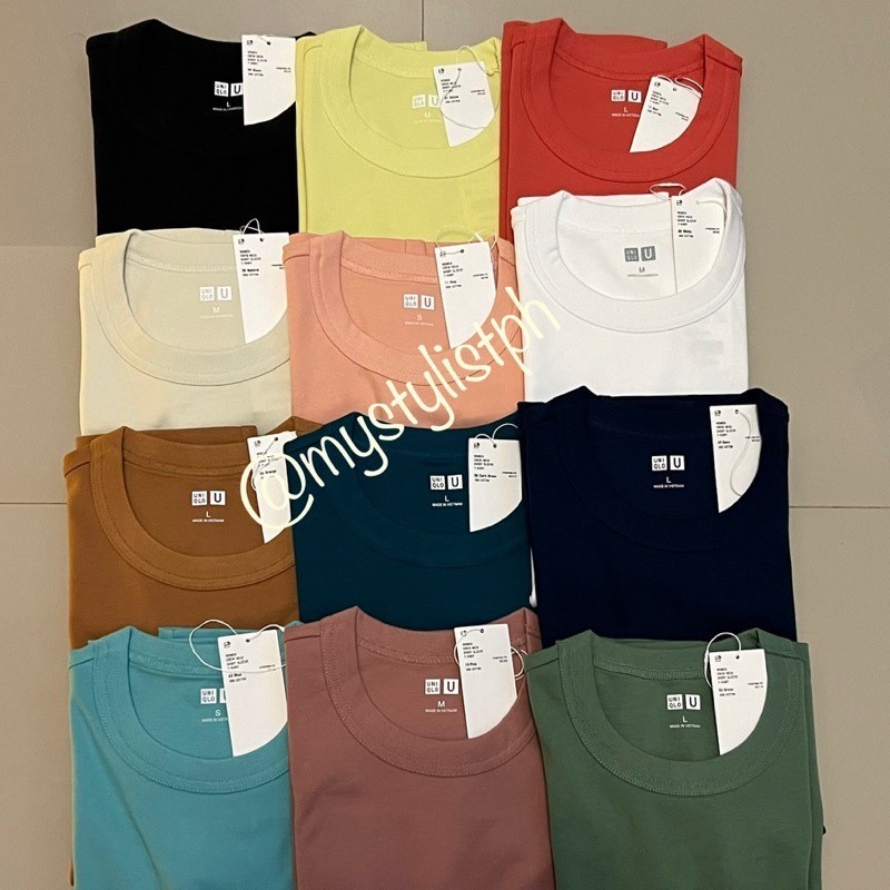 Uniqlo Women U Crew Neck - ‼️New Colors | Shopee Philippines