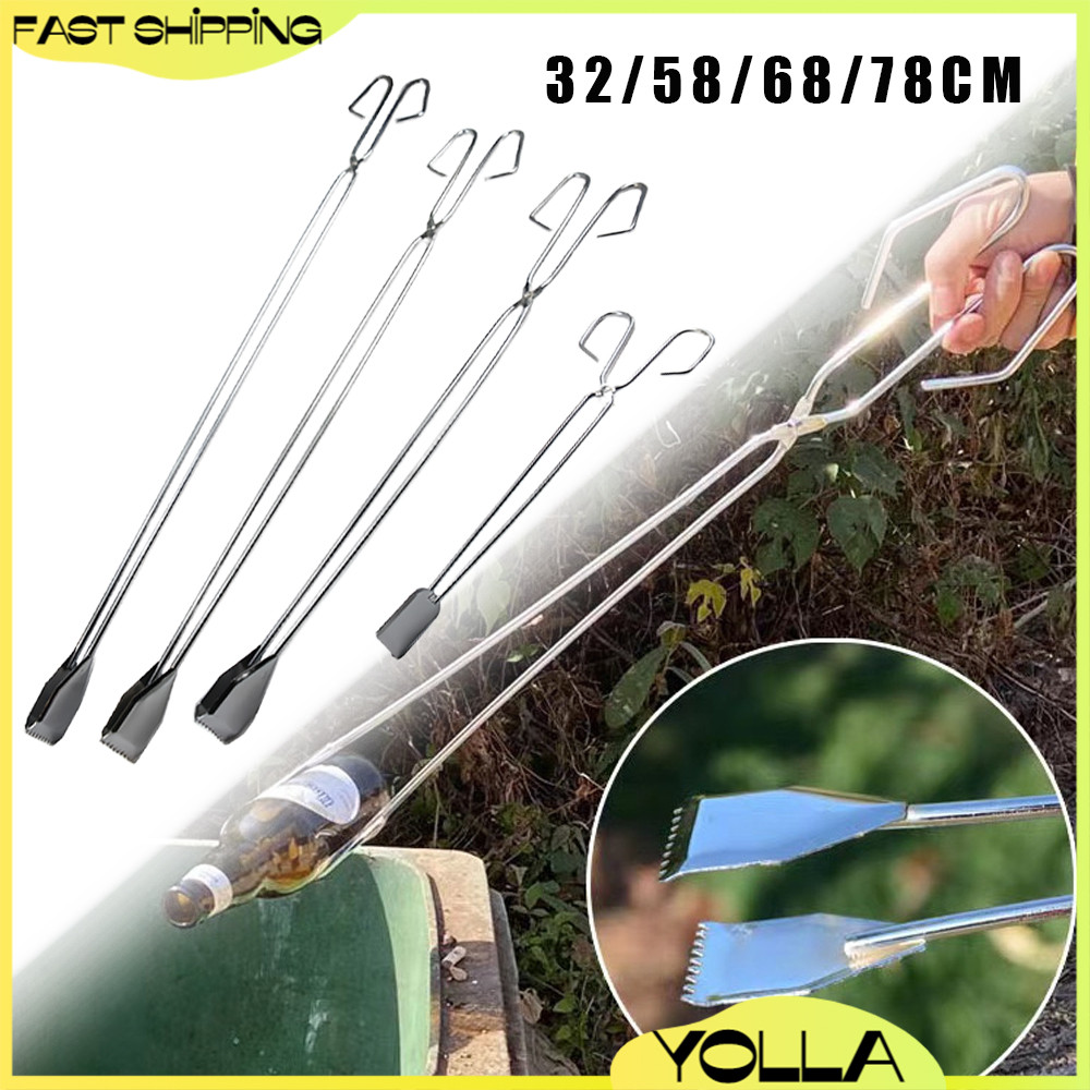 32/58/68/78cm Stainless Garbage Trash Picker Stick Garbage Clipper ...