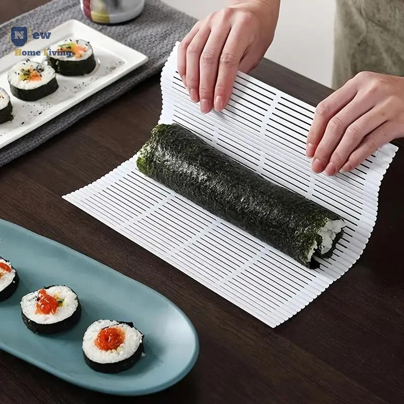 NHL> DIY Sushi Roller Mats Washable Reusable Sushi Roll Mold Mat DIY ...